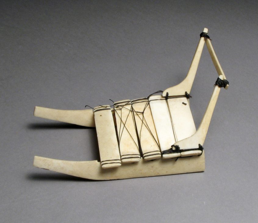 MINIATURE SLED - Feheley Fine Arts - Inuit Art Gallery