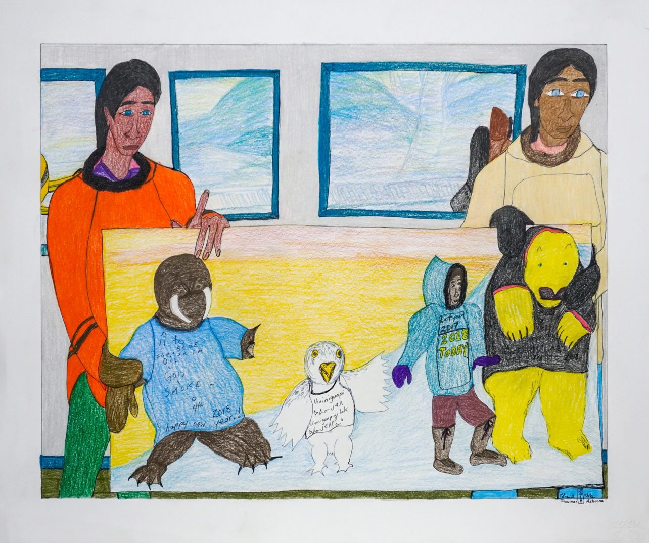 The Co-op: Drawings from Cape Dorset - Inuit Art Drawing Exhibition