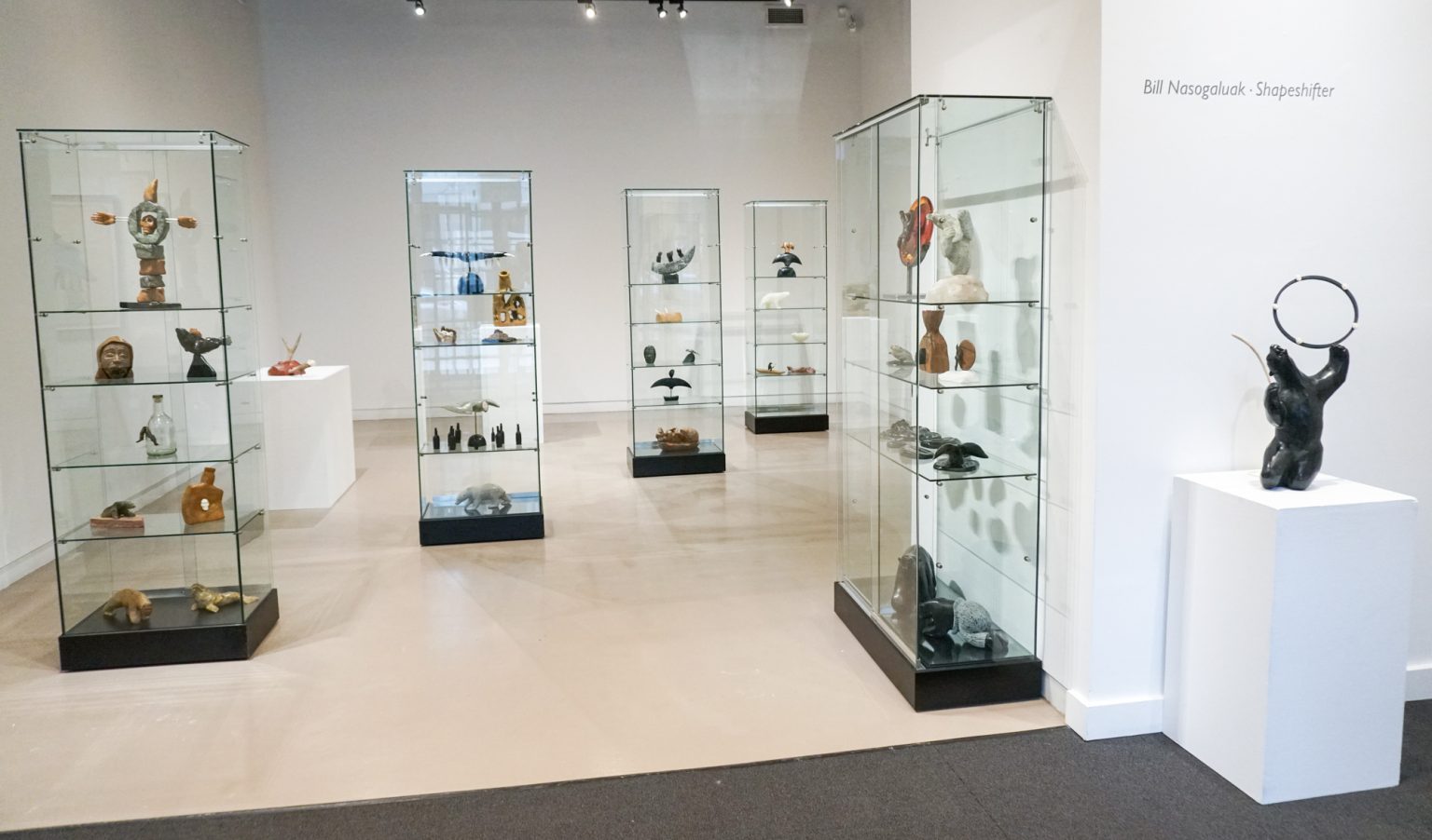 Bill Nasogaluak’s Shapeshifter - Inuit Art Exhibition & Photo Journal