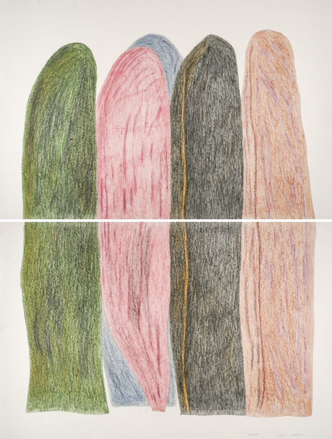 INUKSHUK (PINK AND GREEN) - Indigenous Art Gallery Specializing in ...