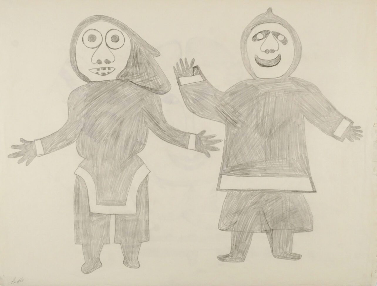 INUKSHUK (BLACK & BROWN) - Indigenous Art Gallery Specializing in Inuit Art
