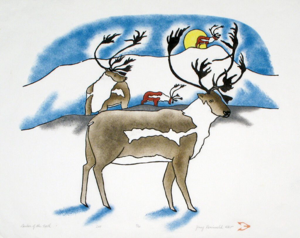 CARIBOU OF THE NORTH - Feheley Fine Arts - Inuit Art Gallery