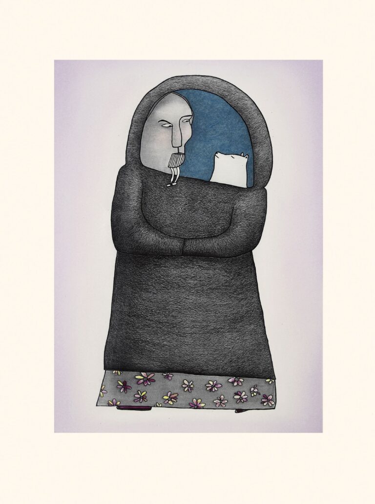 Inuit Art Available for Sale Online by Artist Ningeokuluk Teevee.