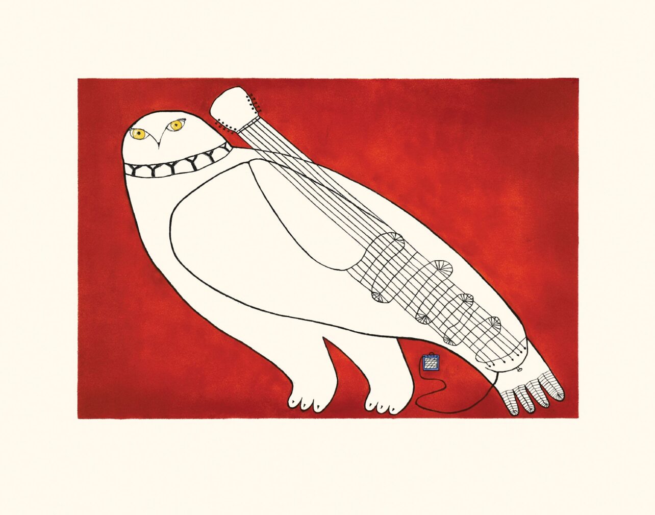 Inuit Art Available for Sale Online by Artist Ningeokuluk Teevee.